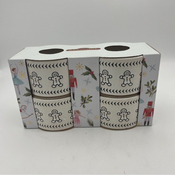 bakeshop | Accents | Bakeshop Gingerbread Man Ceramic Ramekins Set Of 4 ...
